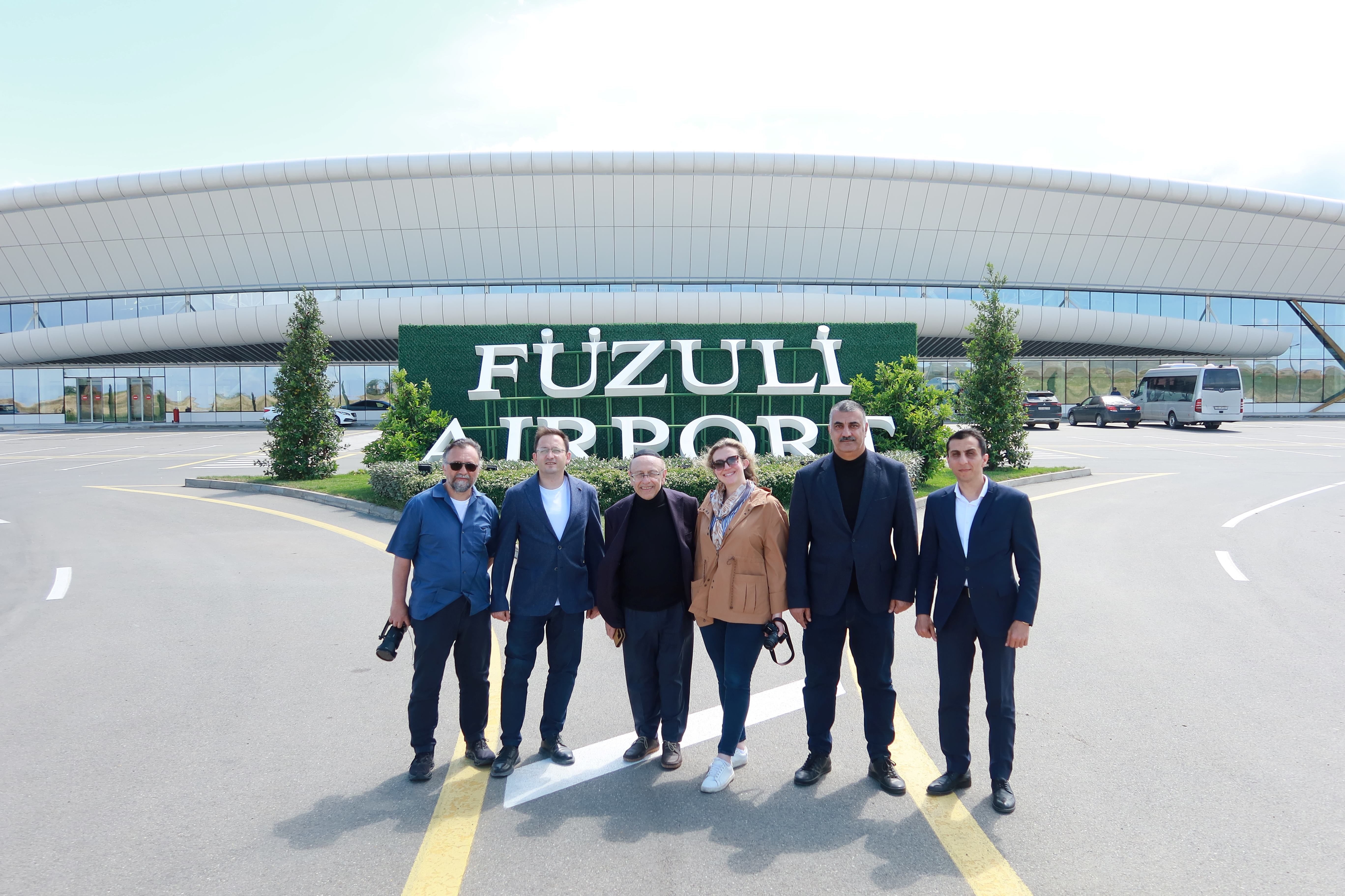 ABŞ və Kanadanın Buxara Yəhudiləri Konqresinin nümayəndə heyəti Füzuli ...